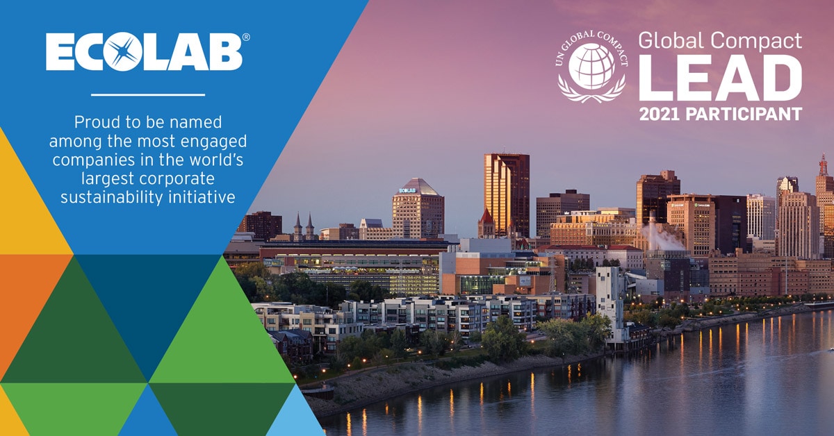 Ecolab Named Among the Most Engaged Companies in the World’s Largest Corporate Sustainability ...